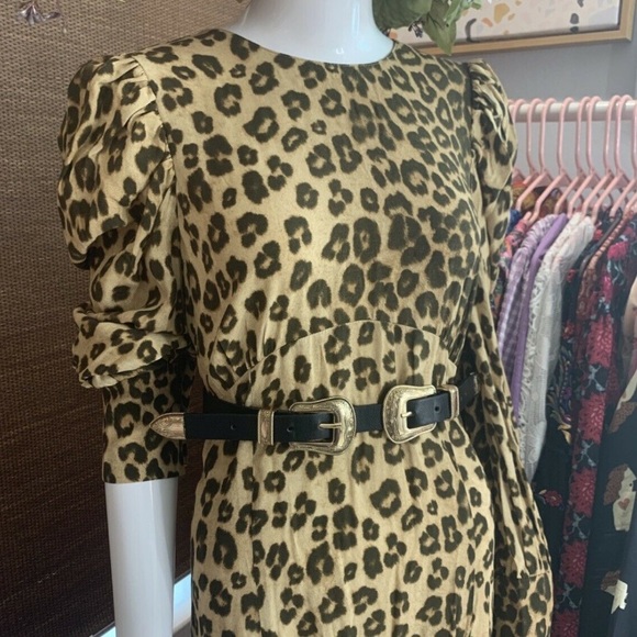 Zara | Dresses | Zara Animal Print Dress | Poshmark